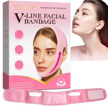 Innotechsc V Line Face Tape Face Strap, Soft Silicone Chin Strap for ...