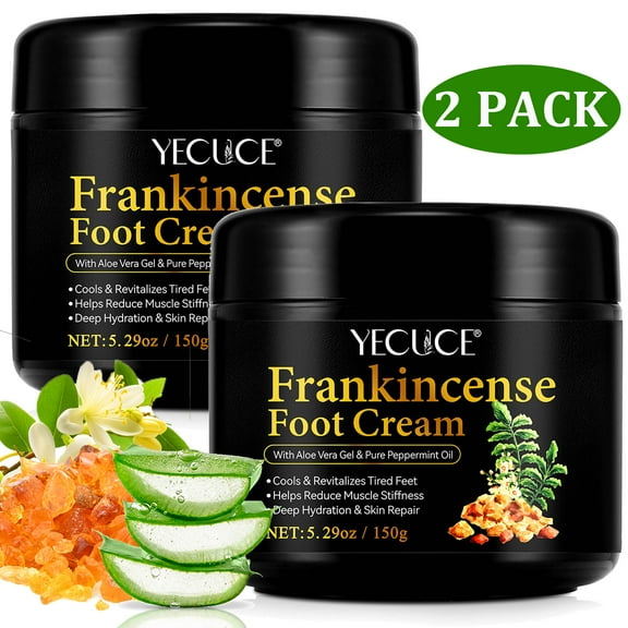 Epsom-It Calming Foot Lotion Set with Rollerball – 3.5oz Foot Cream & 3 ...