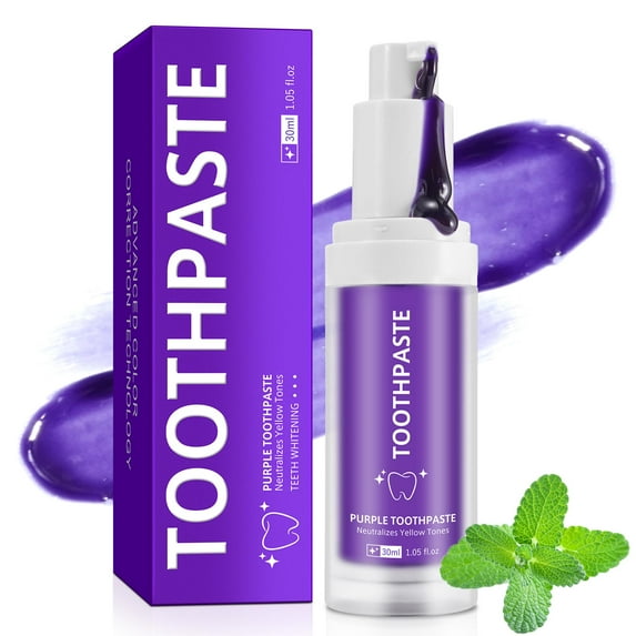 Yecuce Purple Toothpaste Gel - Tooth Stain Concealer - Bad Breath ...