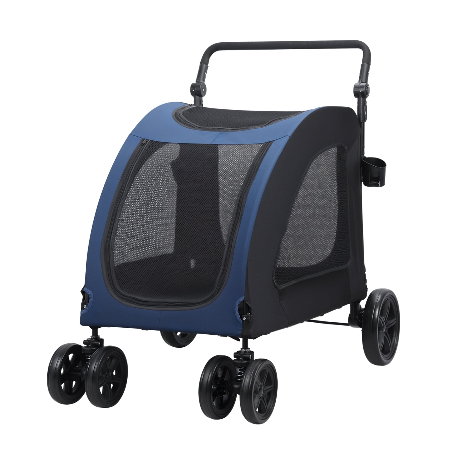 Yedigre Pet Stroller for Medium Large Dogs, Pet Stroller with Dual ...