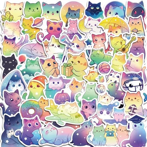 Yedobee 100 Pcs Cute Cat Stickers for Kids Teens, Kawaii Stickers for ...