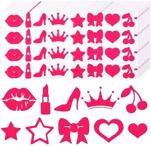 Yedobee 320pcs Tanning Stickers, Cute Sunbathing Stickers Self Adhesive ...