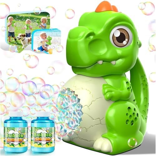 Yedobee Automatic Bubble Machine Dinosaur Toys: T-Rex Bubble Gun for ...