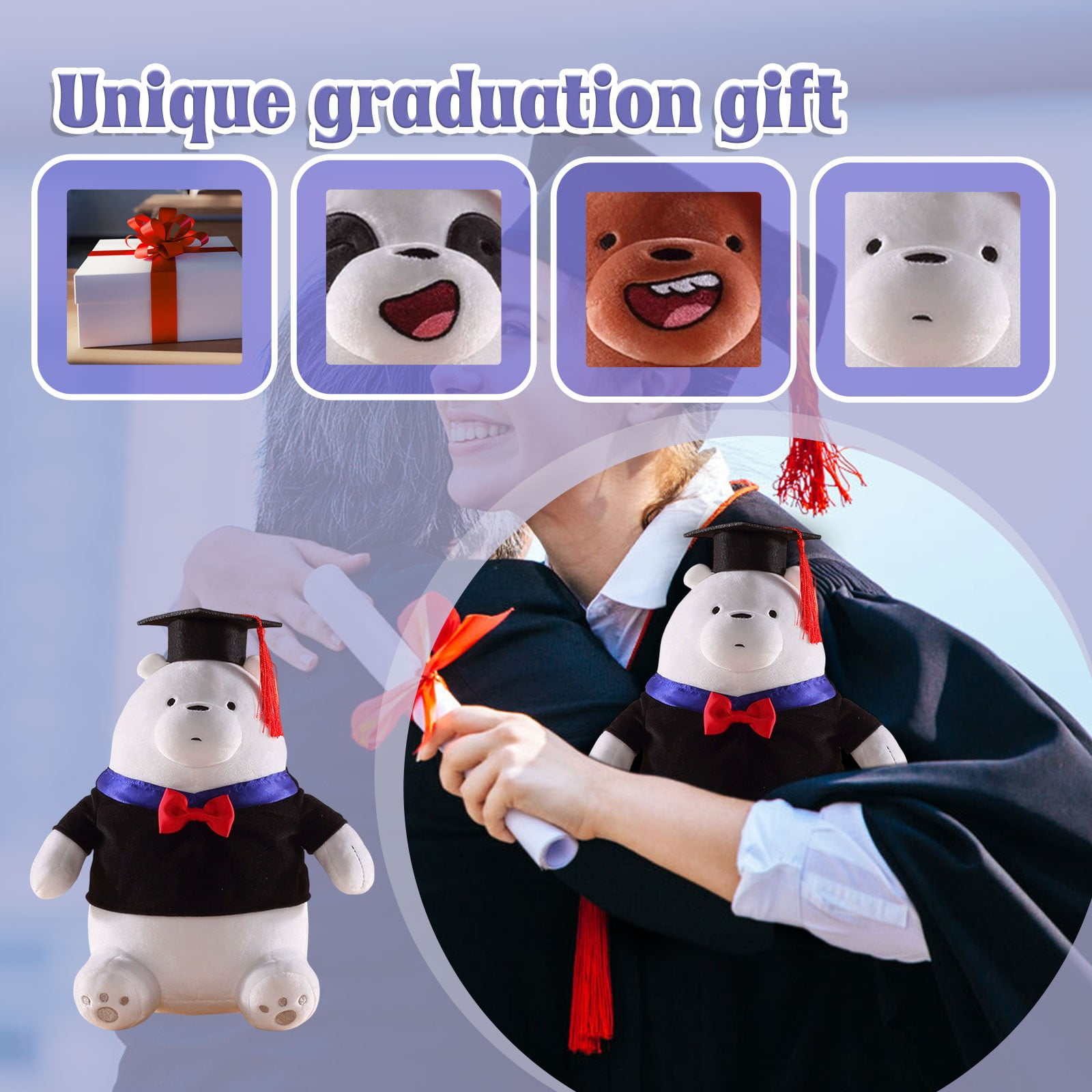 Yedobee Graduation Decorations 2025 Graduation Bears Graduation Stuffed ...