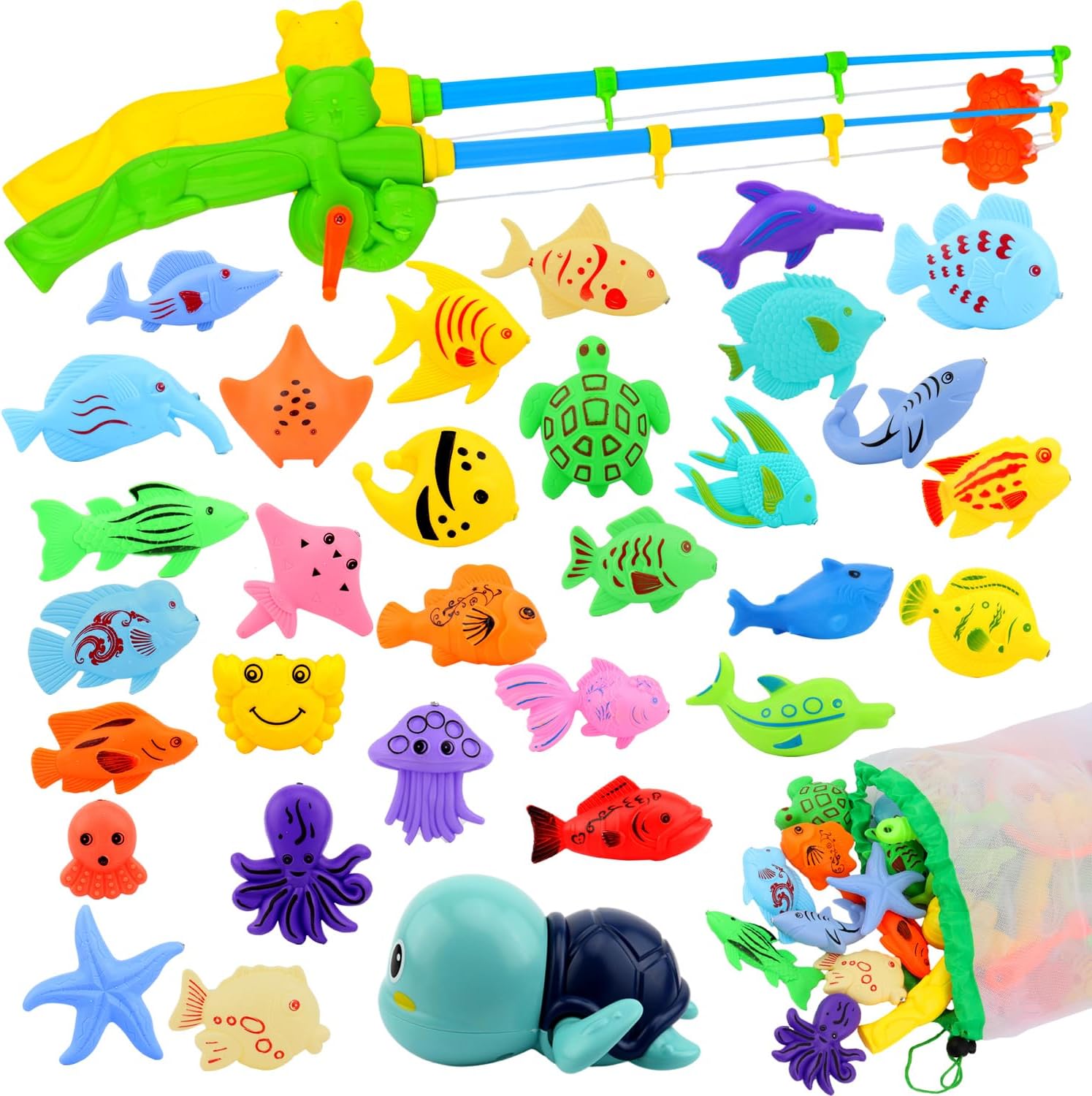 Yedobee Magnetic Fishing Pool Toys Game, Water Table Bathtub Bath Toy ...