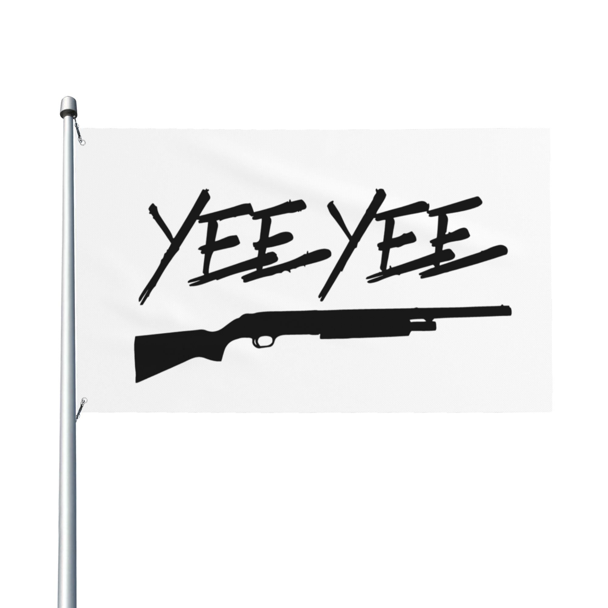 Yee Black Yee Flag For Indoor Home House Decor Durable Garden Breeze ...