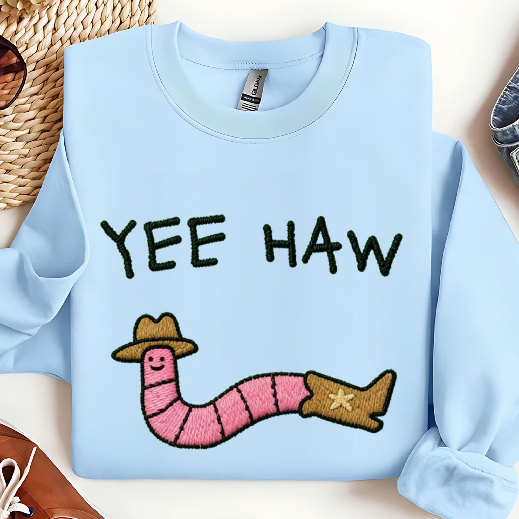 Yee Haw Animal Meme Embroidery , Funny Viral Machine Embroidery Design ...