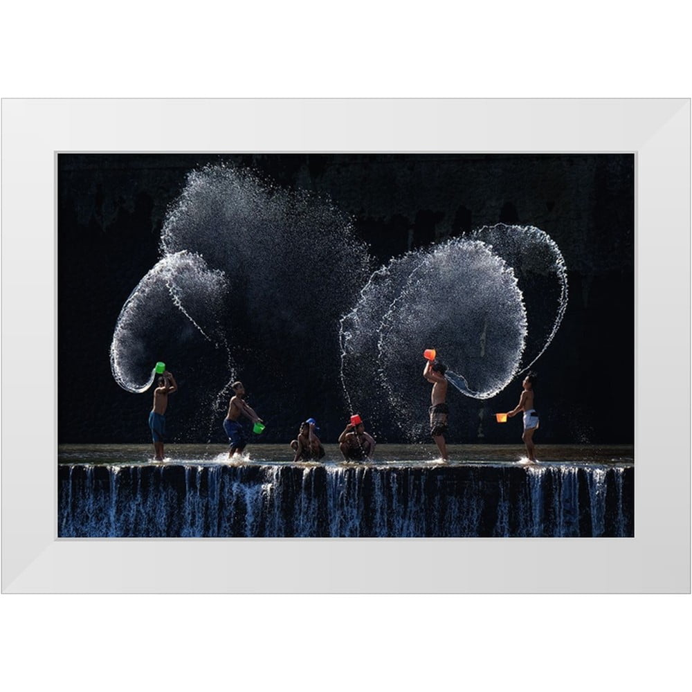 Yee Pui, Steven 24x17 White Modern Wood Framed Museum Art Print Titled ...