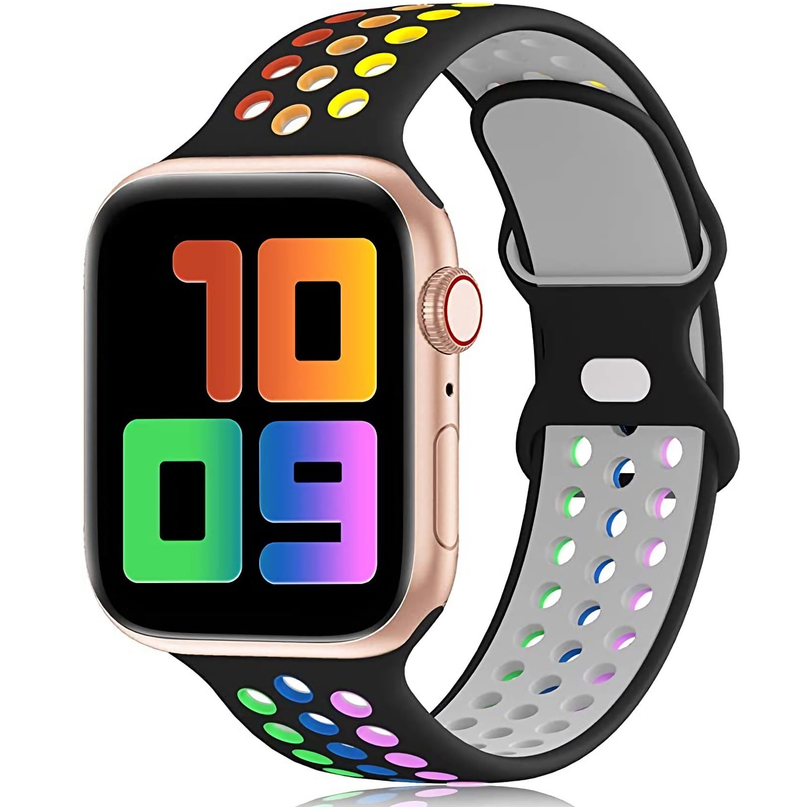 Yeebline Sport Band Compatible with Apple Watch 41mm 40mm 38mm for Men ...