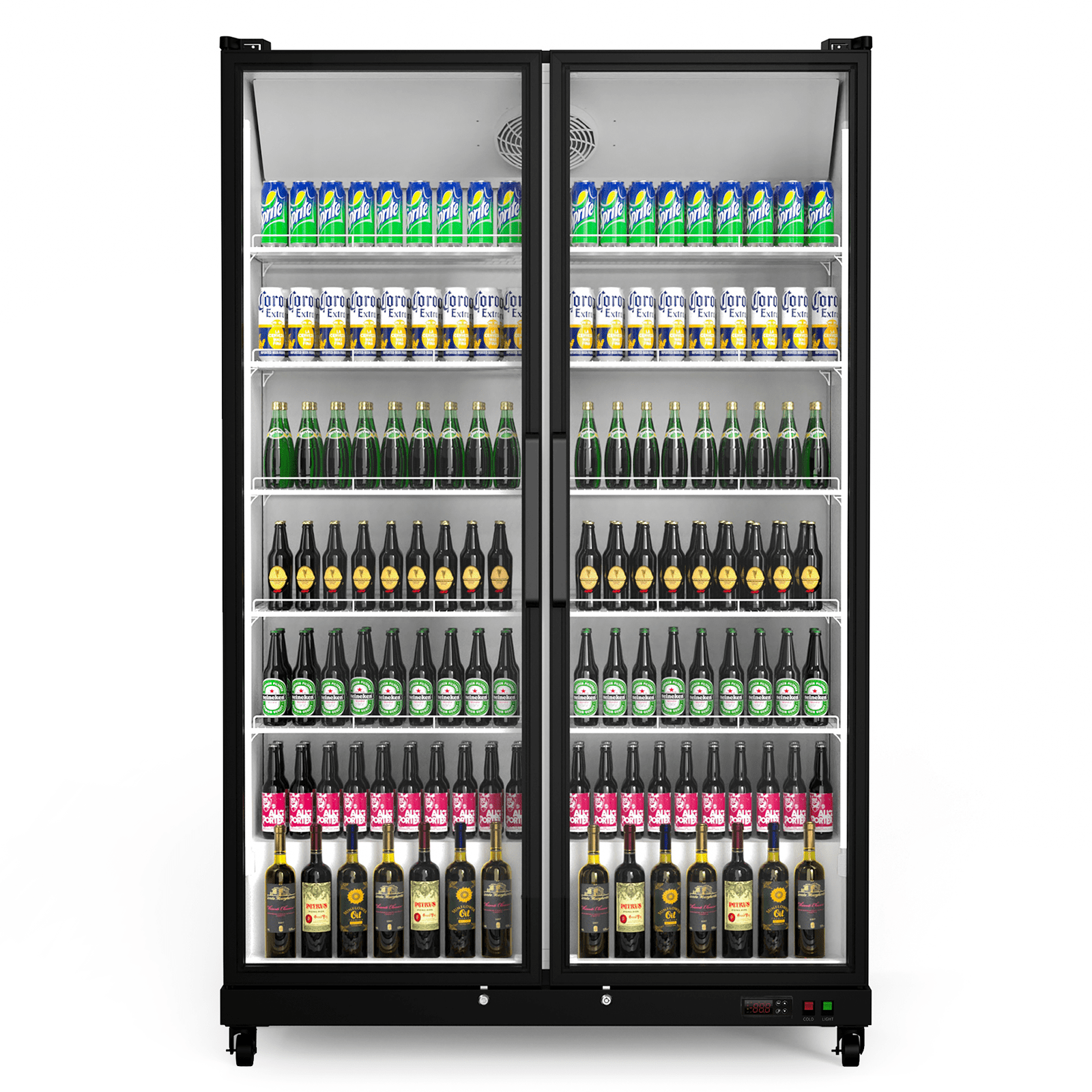 Yeego Commercial Merchandiser Refrigerator Beverage Display ...