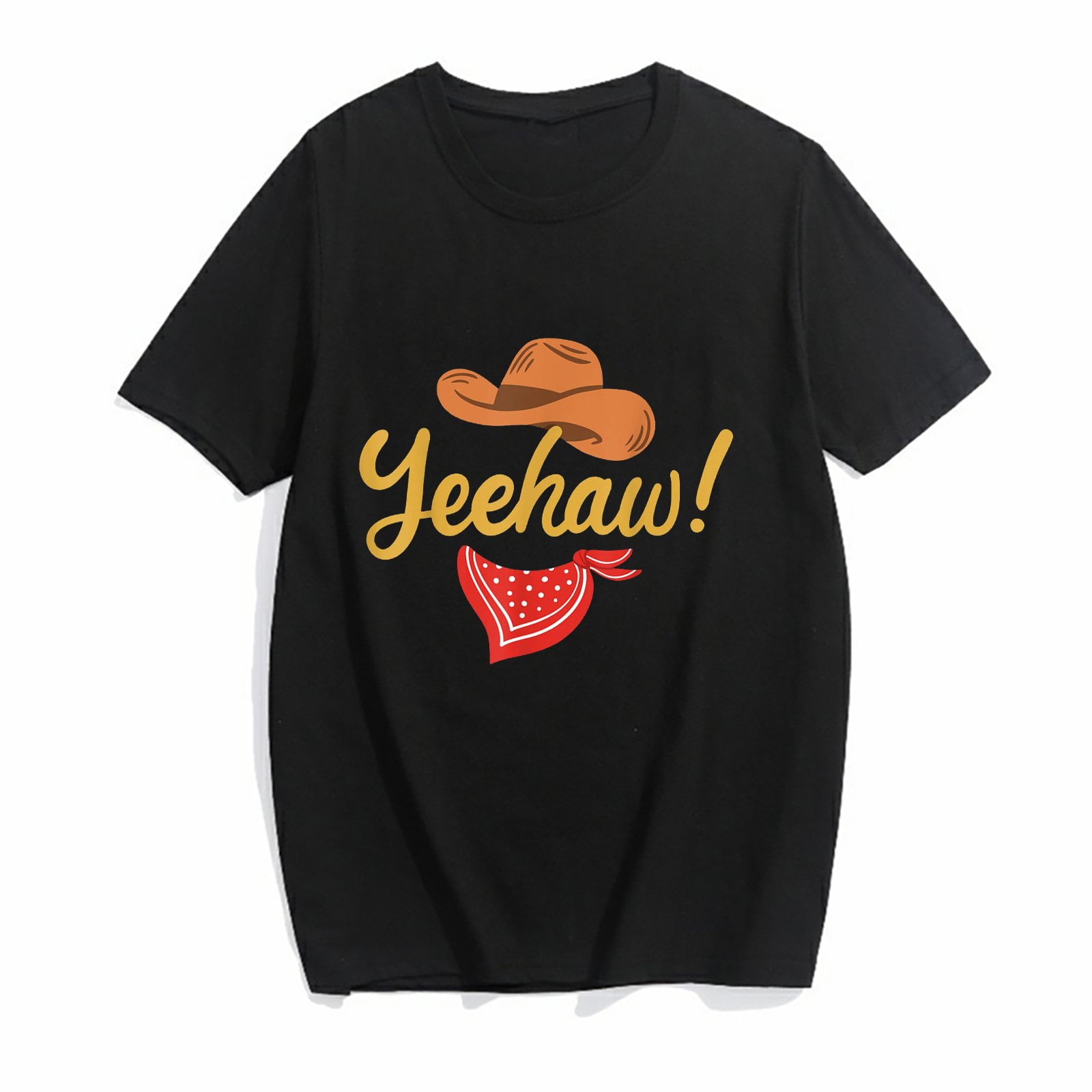 Yeehaw Cowboy Cowgirl Western Country Rodeo Cute Women T-Shirt ...