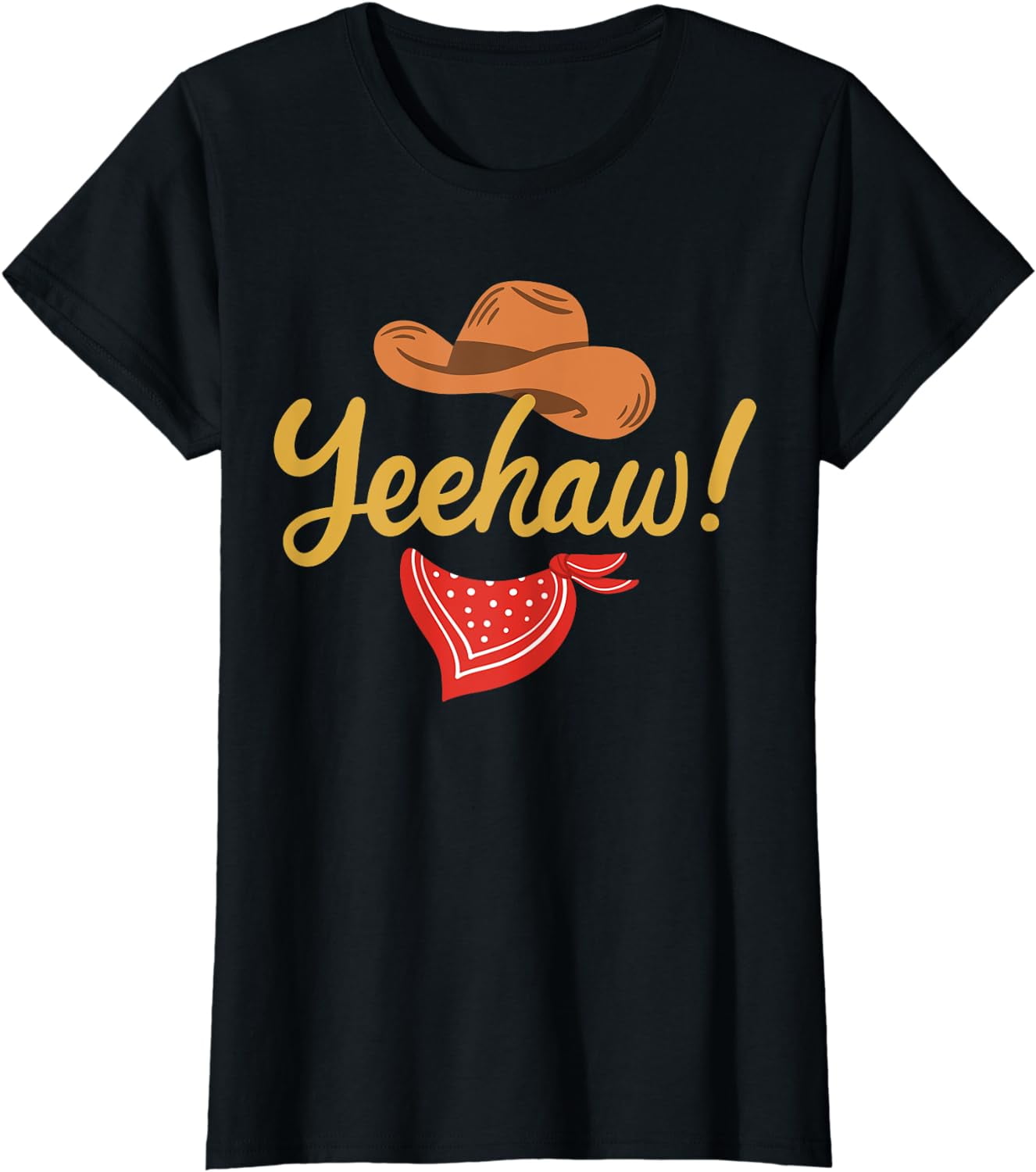 Yeehaw Cowboy Cowgirl Western Country Rodeo T-Shirt - Walmart.com