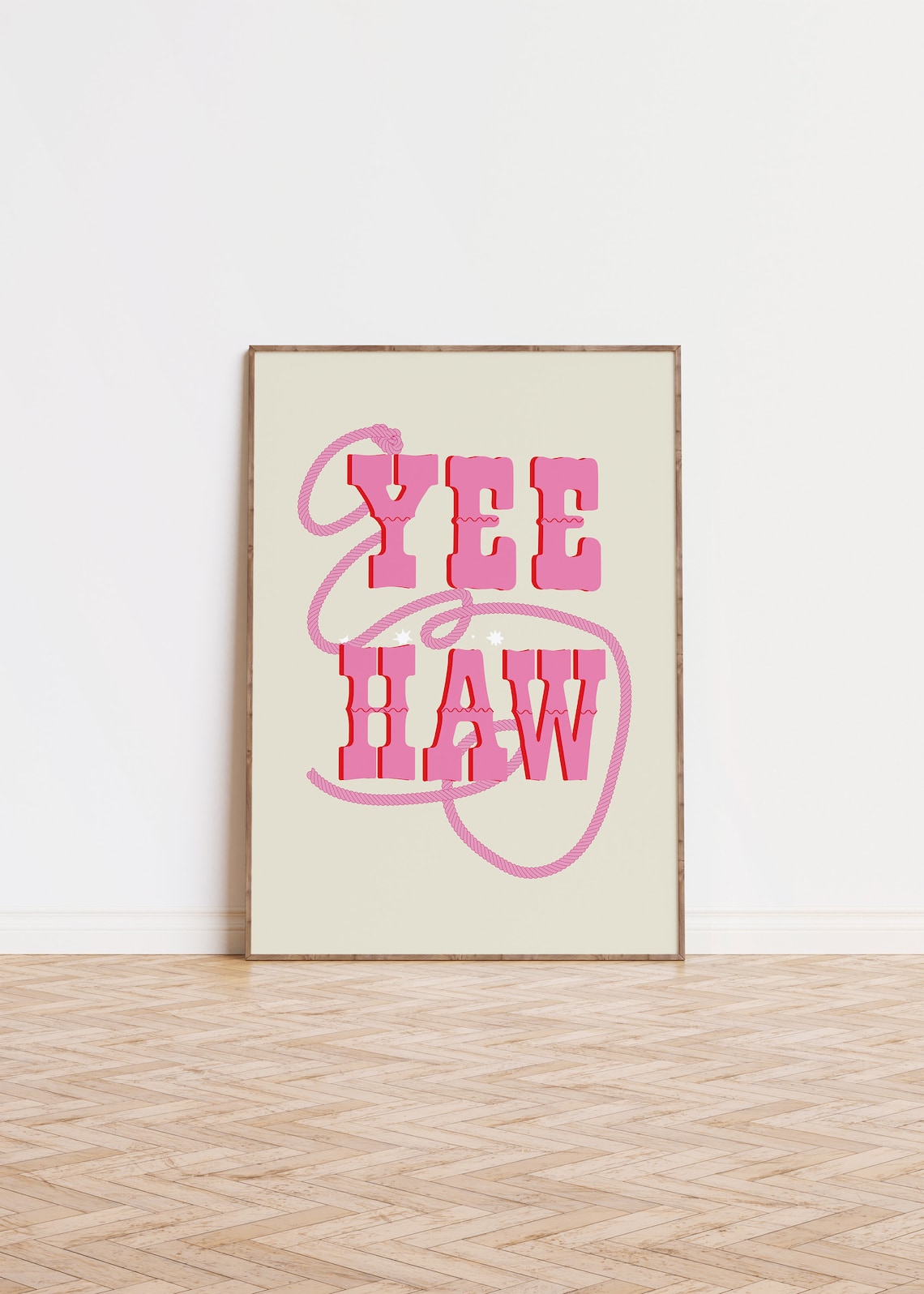 Yeehaw Cowgirl Print, Cowgirl Aesthetic Art Print, Western Aesthetic ...