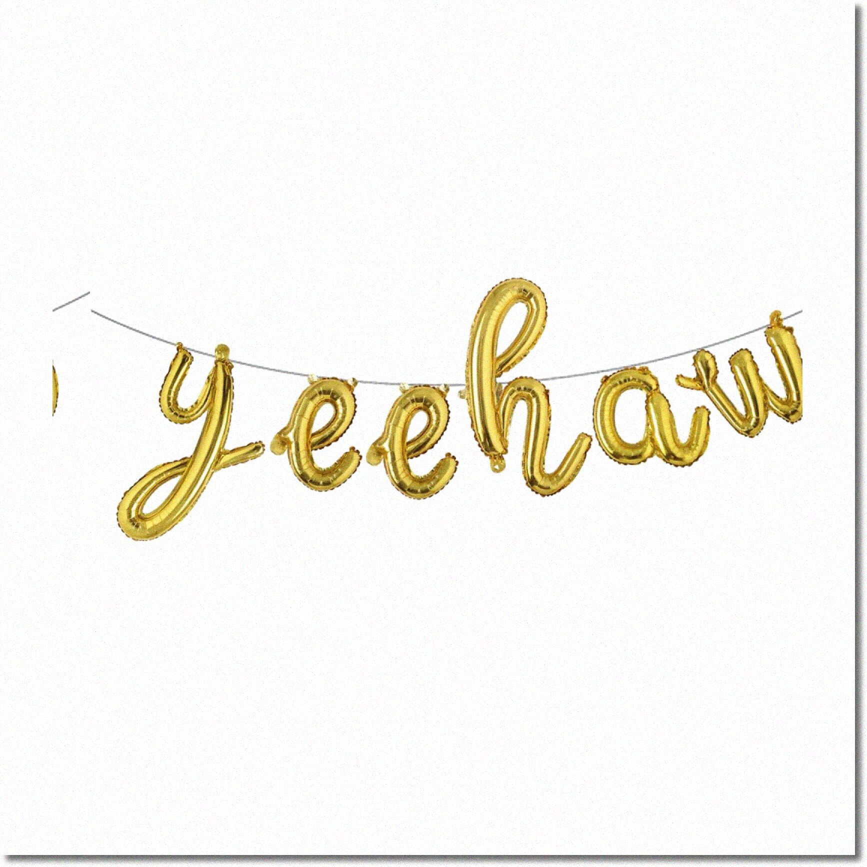 Yeehaw Gold Rush Party Balloons - Saddle Up for a Wild West Adventure ...