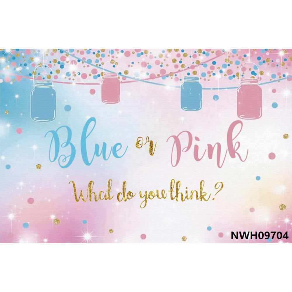 Yeele Baby Shower Backdrop For Photography Boy Or Girl Gender Reveal ...