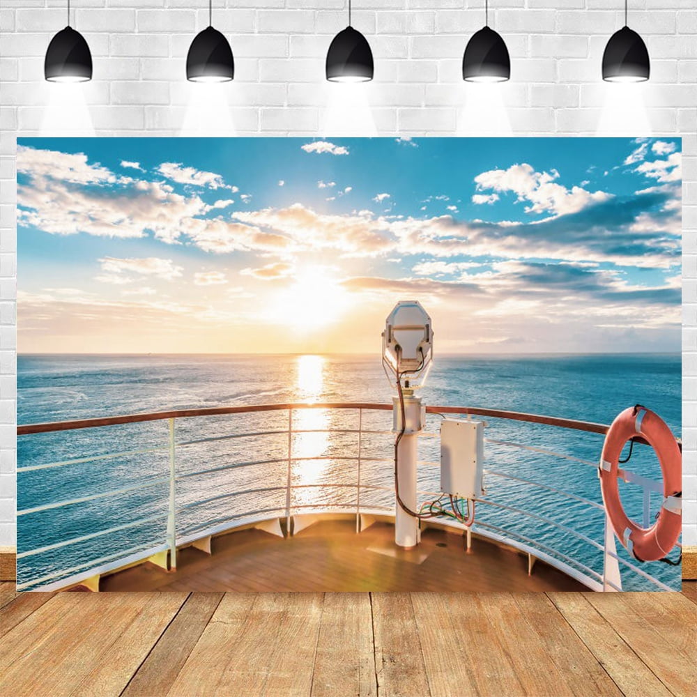 Yeele Blue Sea Scenery Background For Photography Telescope Seaside ...