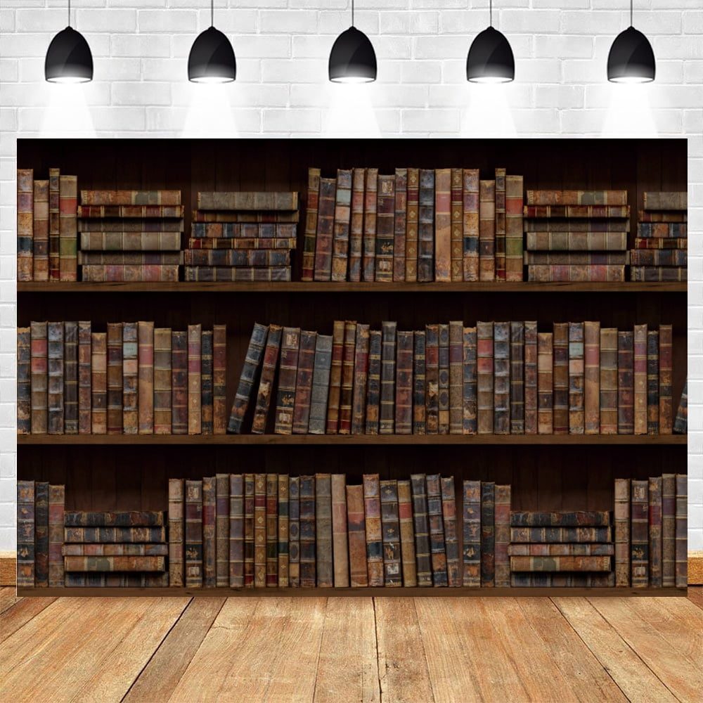 Yeele Bookshelf Backdrop Bookcase Backdrops Library Backdrop Office ...