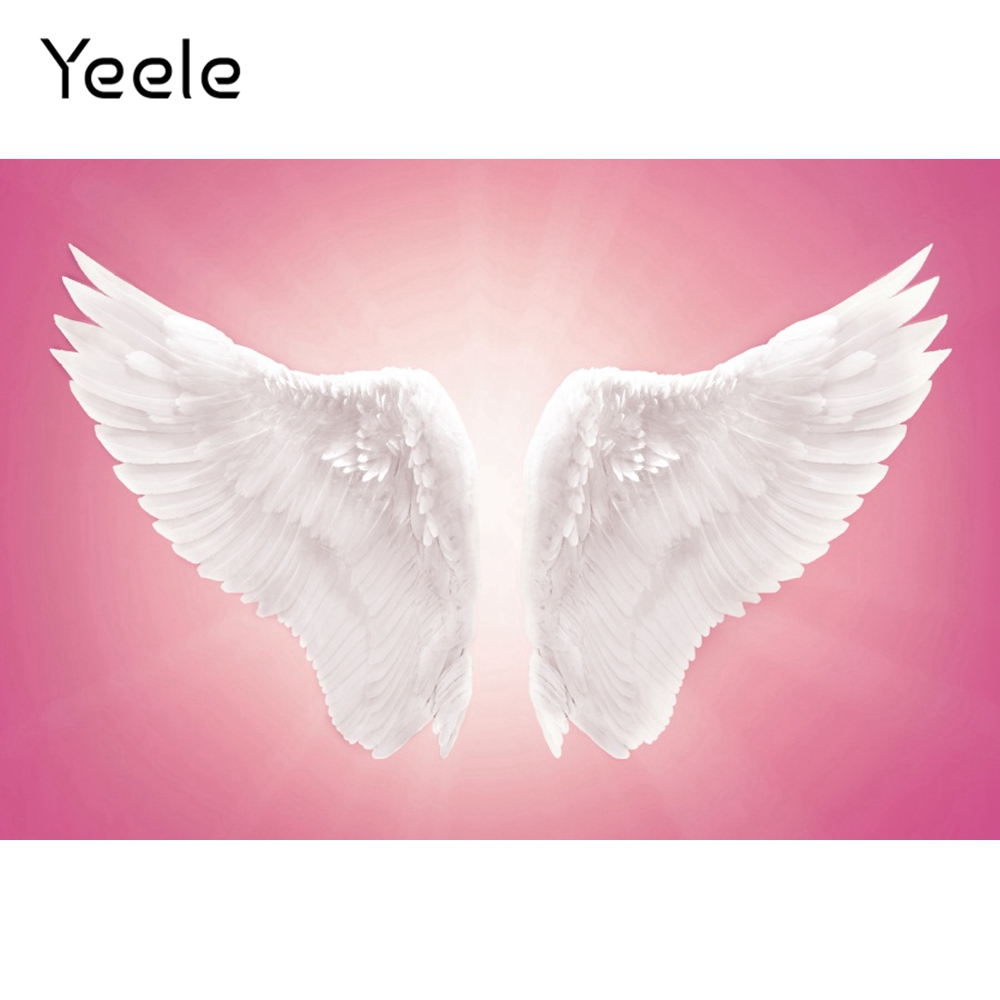 Yeele Photozone Baby Shower Backdrop Props Feather Wings Birthday Party ...