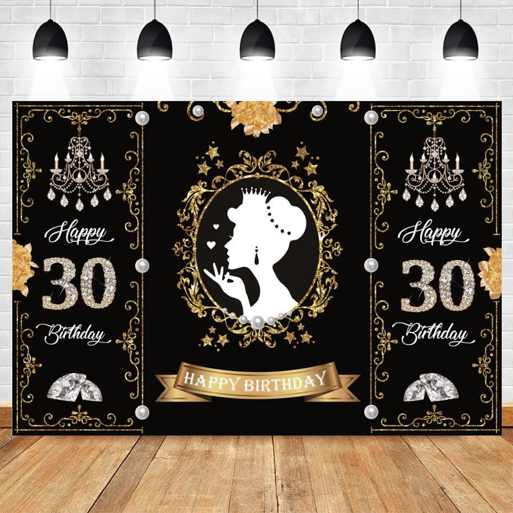 Yeele Red Flower Princess Girl Birthday Wedding Photocall Glitter Photo ...