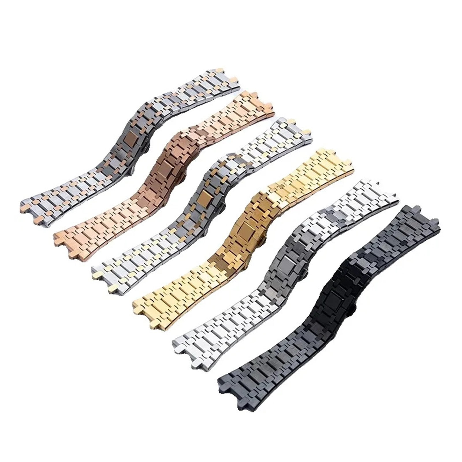 Yeeman 26mm Men Women Full Stainless Steel Bracelet For AP ROYAL OAK ...