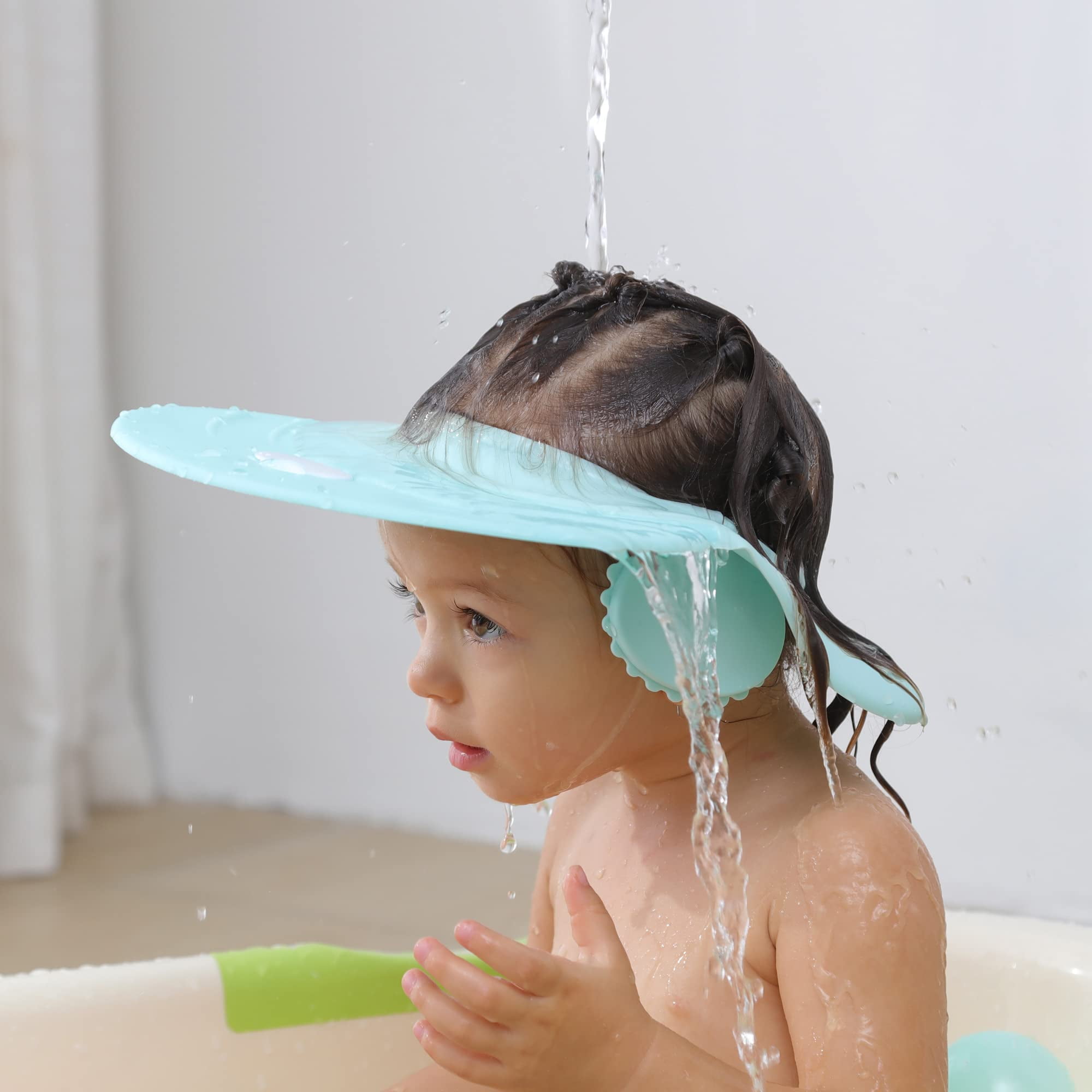 Yeeman Baby shampoo cap shower visor shield hat kids bath Washing Hair ...