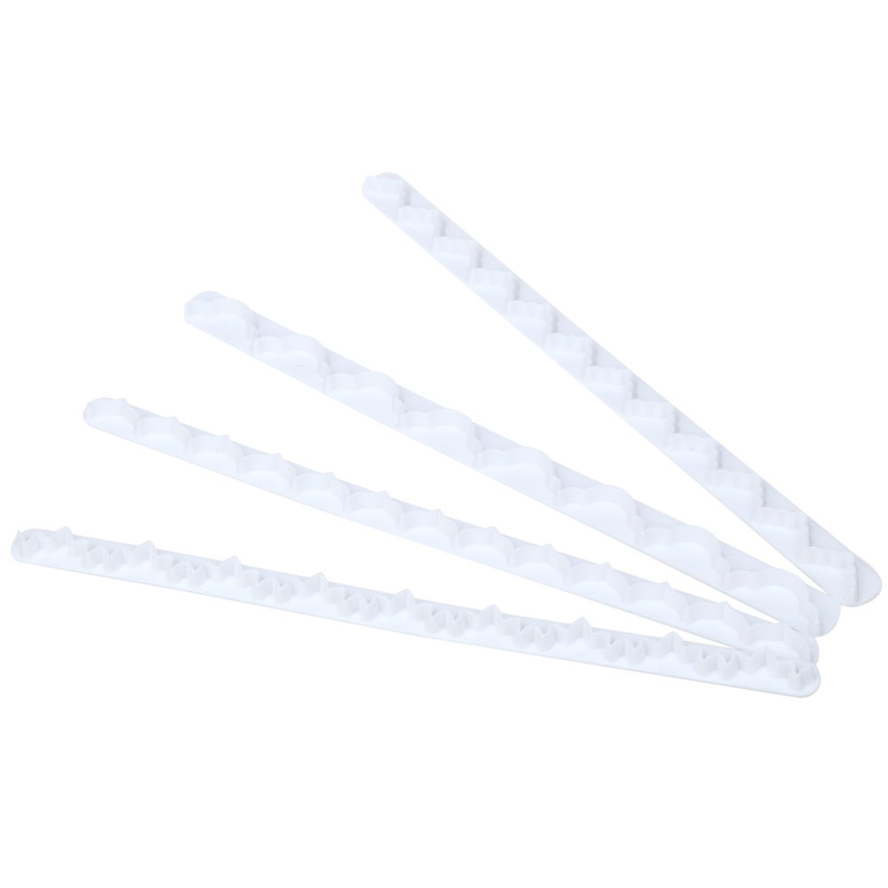 Yeenaozey Bakeware 4Pc Ribbon Wave Frill Frilling Lace Embosser Cake ...