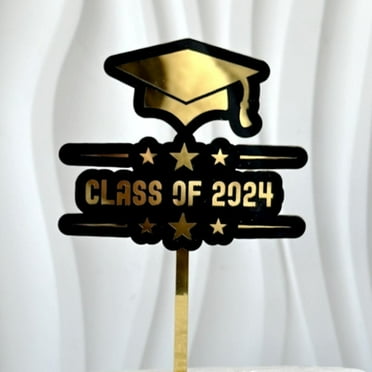 Yeenaozey High Heel Girl Graduation Cake Topper with Glitter Grad Cap ...