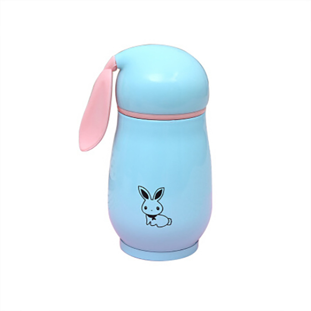 Yeenaozey Glass&Bottle Cute Cartoon Rabbit Ear Portable Double ...