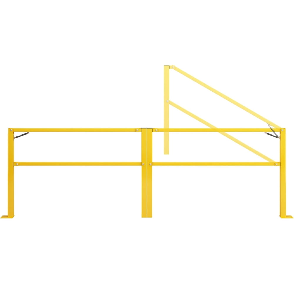 Yeeoy 11.5' Folding Dock Door Gate, Heavy-Duty Industrial Safety ...