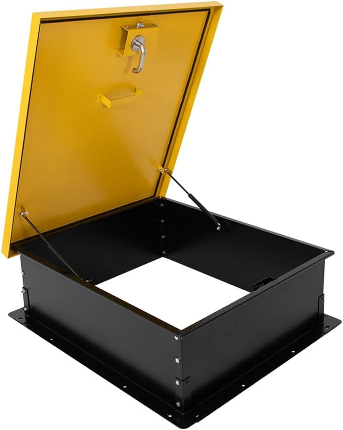 Yeeoy 30" L x 36" W Roof Access Hatch, Galvanized Powder Coated Roof ...