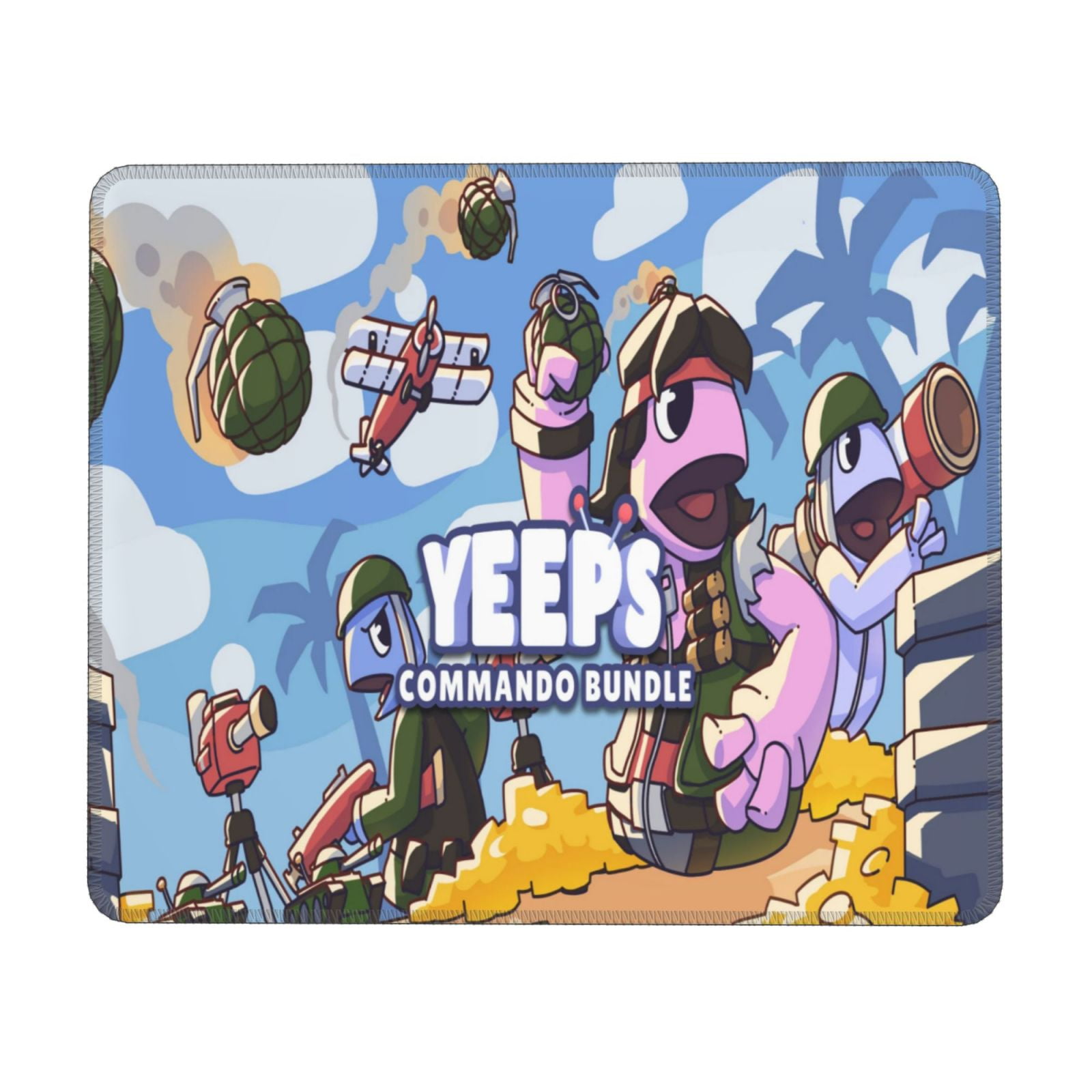 Yeep-s Hide and See Rubber Lock Edge Mouse Pad Office Mouse Pad Suitable for Home Laptops ...