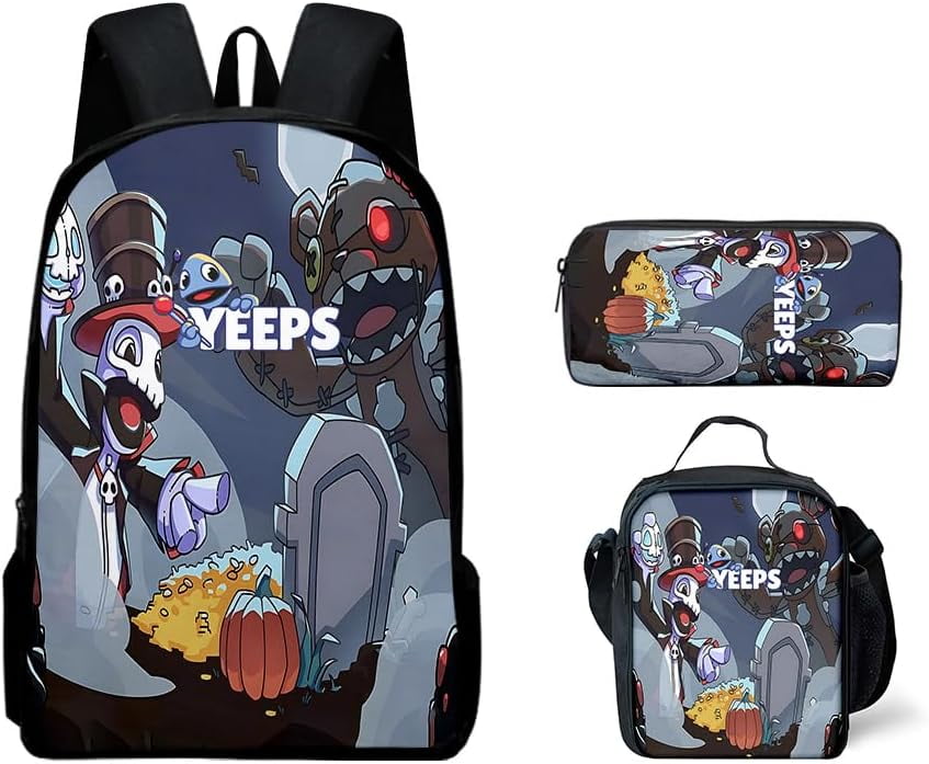 Yeeps Hide and Seek Backpack Pencil Case Shoulder Backpack Set Perfect ...
