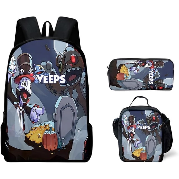Yeeps Hide and Seek Backpack Pencil Case Shoulder Backpack Set Perfect ...
