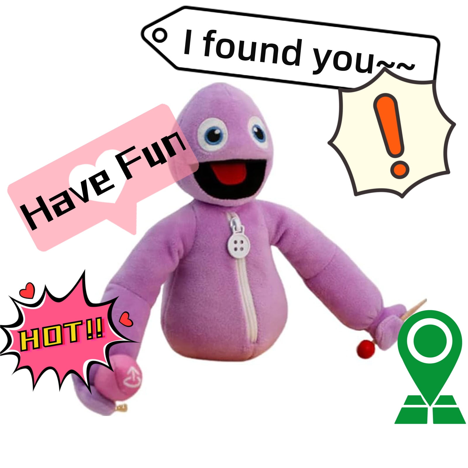 Yeeps Hide and Seek Plush Toys Yeeps Stuffed Animals Plush Child's New ...