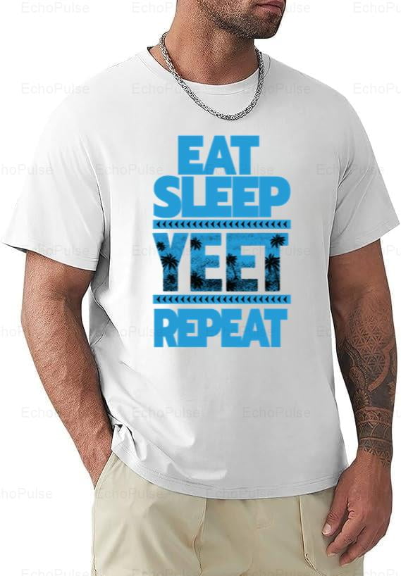 Yeet Repeat Wrestling Match Routine Funny Sports Fan T-Shirt - Walmart.com