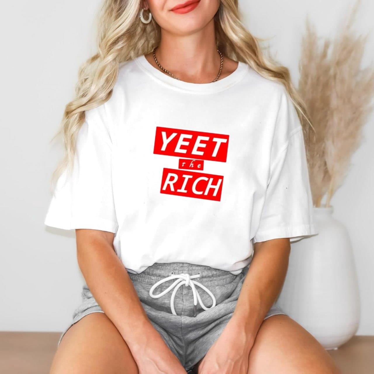 Yeet the Rich Protest Art TeeCupDsgn Comfort Color T-Shirt, for men ...