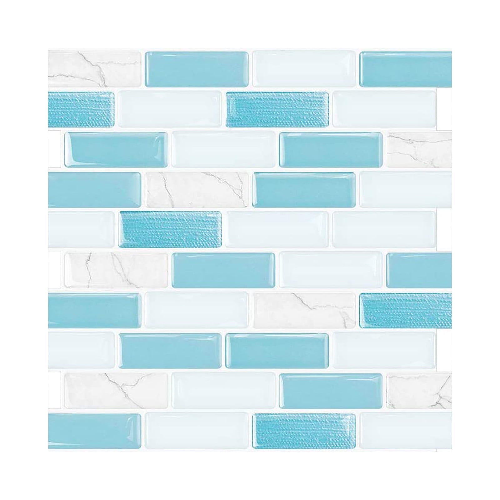 Yeetfub 10 Sheet Peel and Stick Backsplash Subway Self Adhesive ...