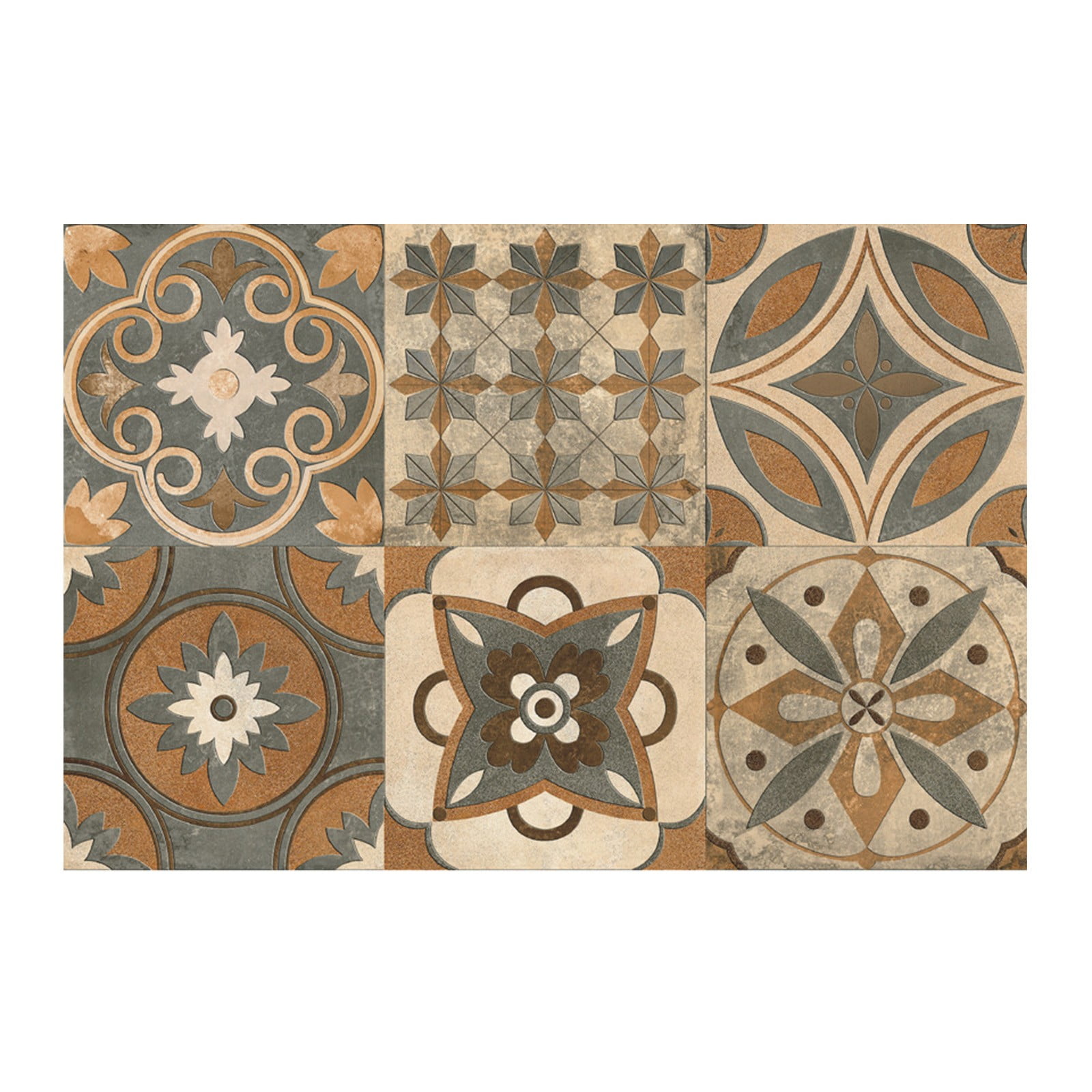 Yeetfub 6 Sheet Peel and Stick Backsplash for Kitchen Moroccan ...