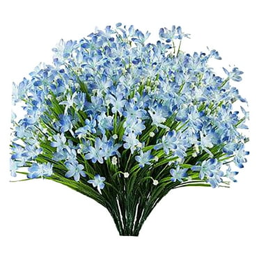 Silk Artificial Flower with Stem -1 Pc, Faux Poppy Spring Flowers for ...