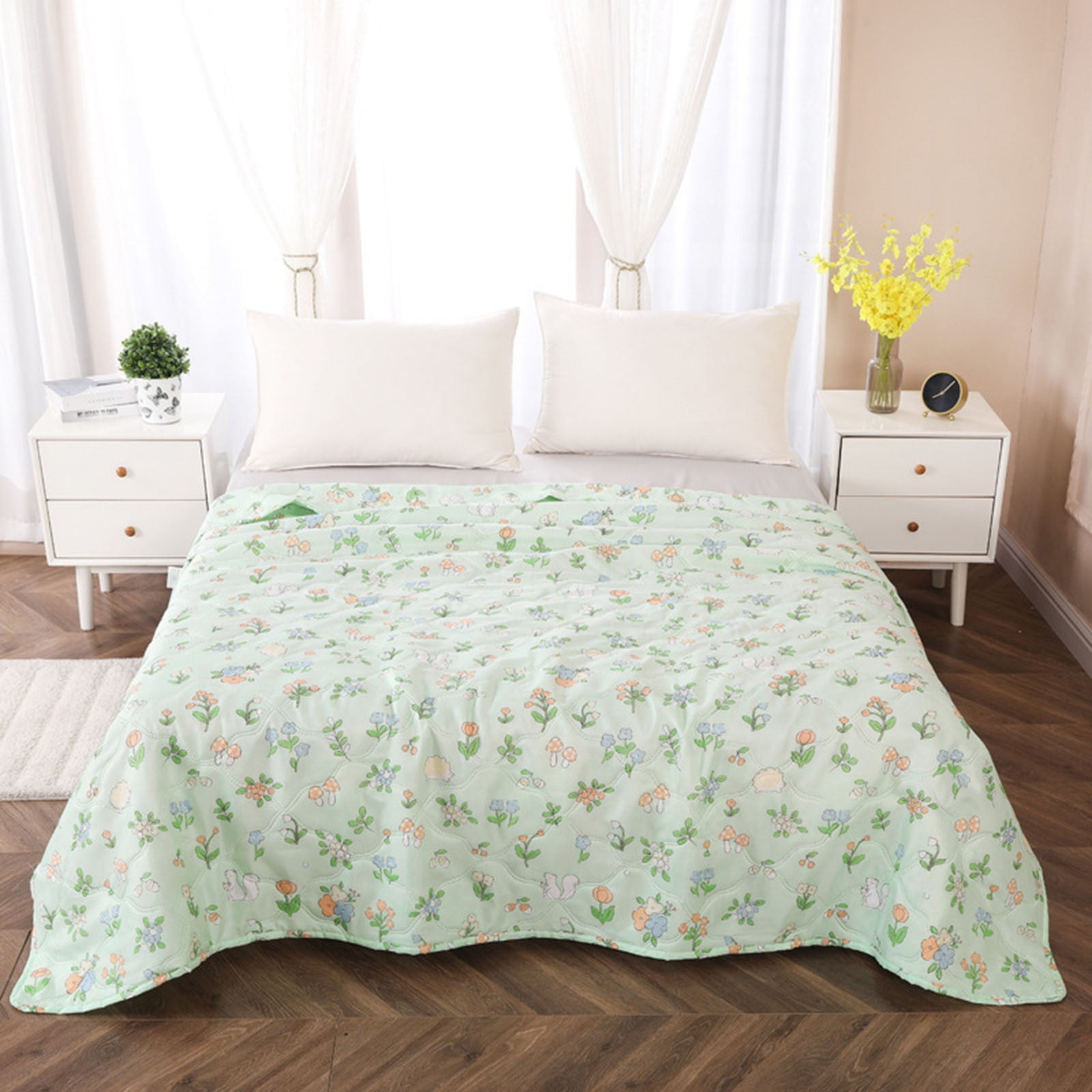 Yeetfub Cheap Double Sided Cooling Blanket for Hot Sleepers Bed Jet ...