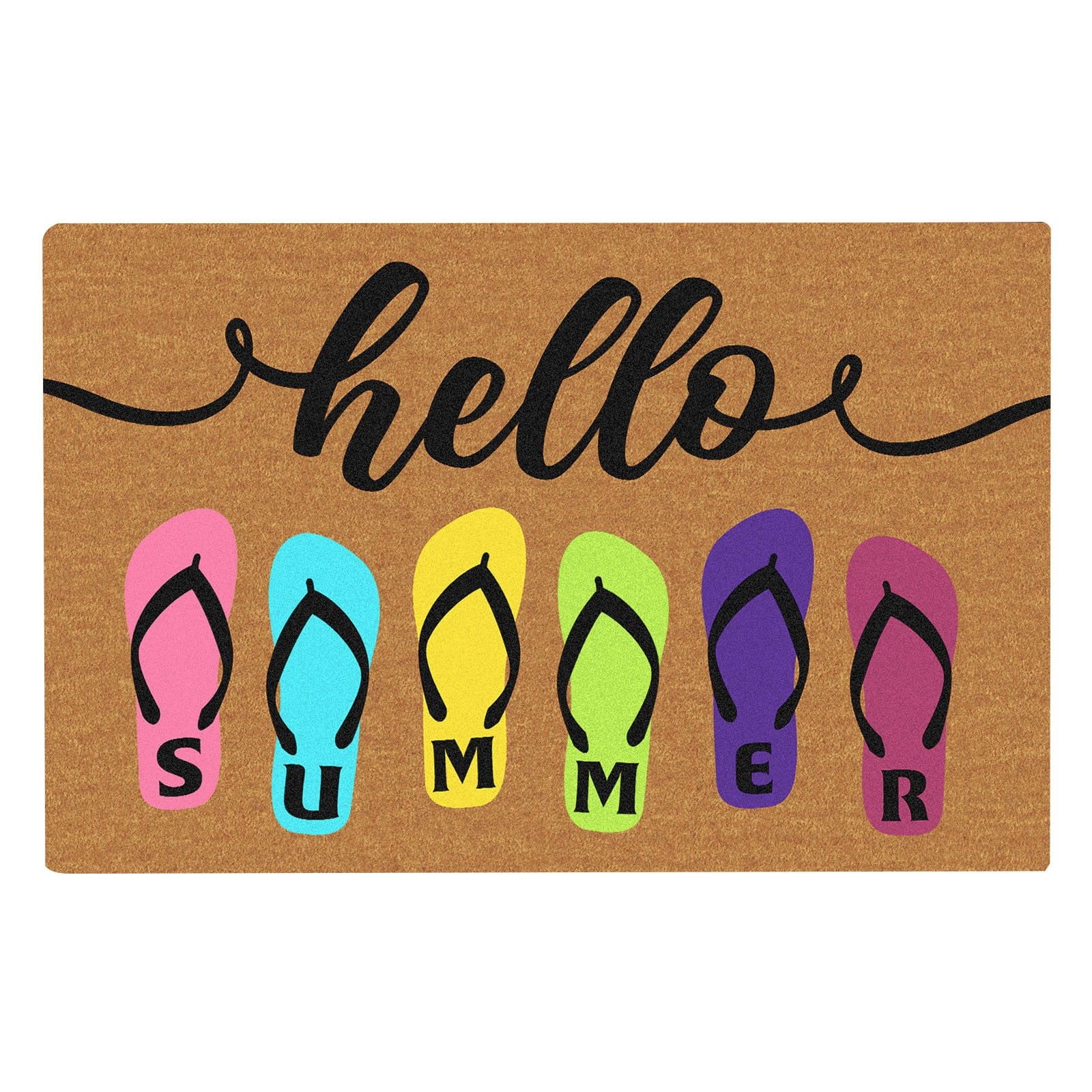 Yeetfub Clearance Summer Door Mat Welcome Mats for Front Door Outdoor ...