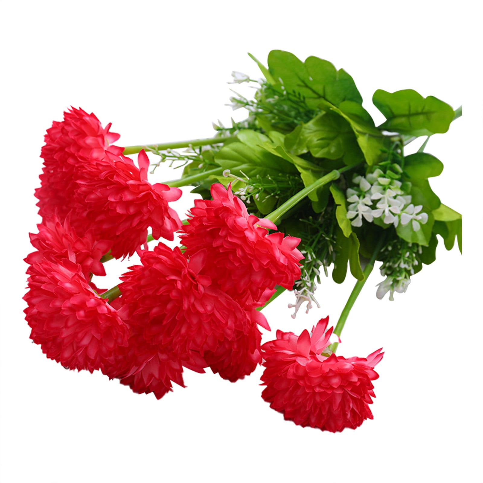 Yeetfub Fake Flowers Silk Flowers Artificial Chrysanthemum Bouquet ...