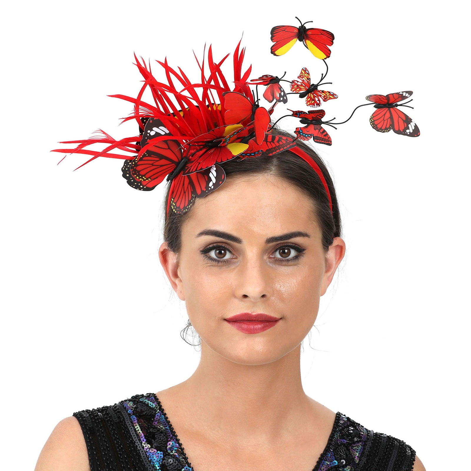 Yeetfub Fascinators Hat Tea Hats for Women 2024 foreign Trade ...