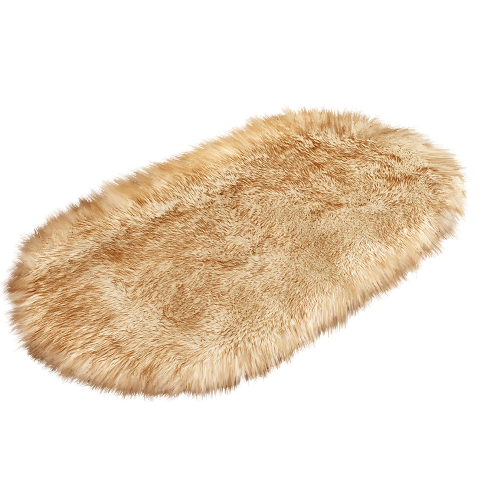 Yeetfub Memory Foam Bath Mat Rug Comfortable Soft Oval Plush Carpet ...