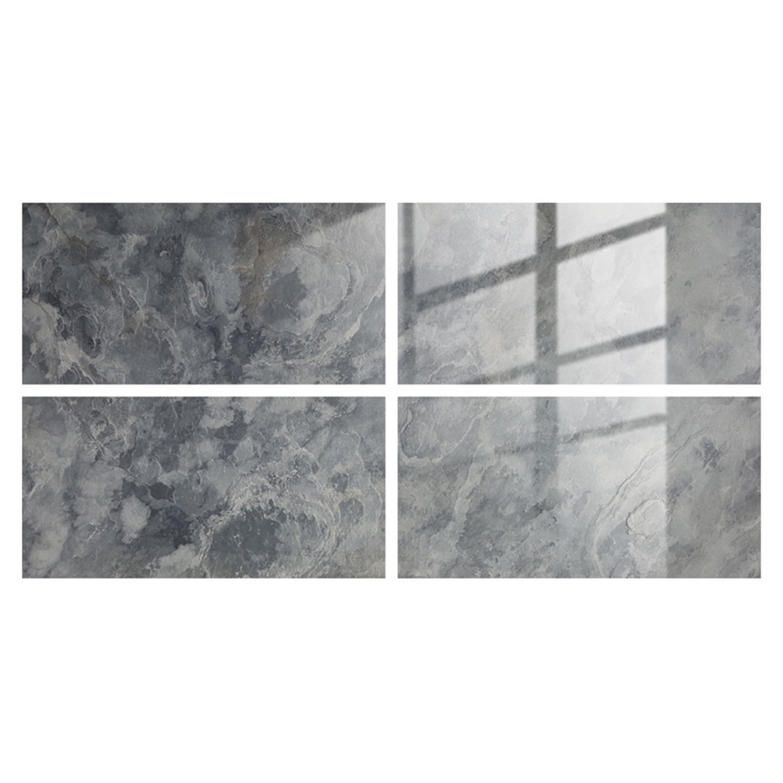 Yeetfub Peel and Stick Backsplash 4 Sheet 6"x12" Marble Wall Tiles ...
