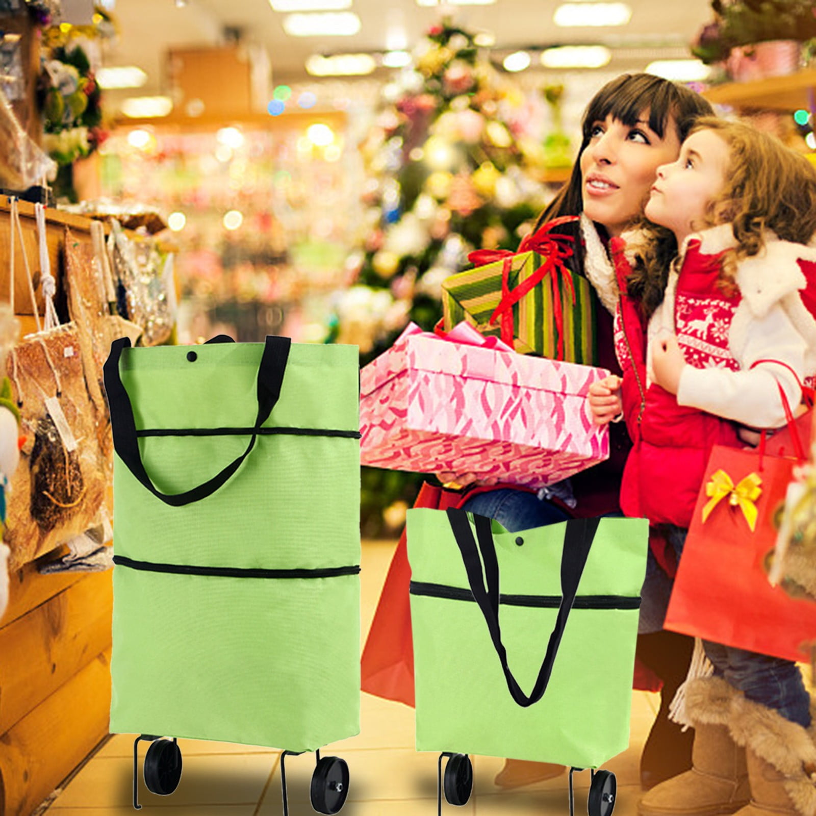 Yeetufb Warehouse Toy Organizers And Storage Protable Shopping Trolley ...