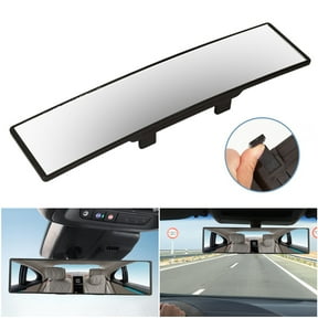 Goodyear 17" Universal Wide Angle Extended Rear View Mirror, Eliminates ...