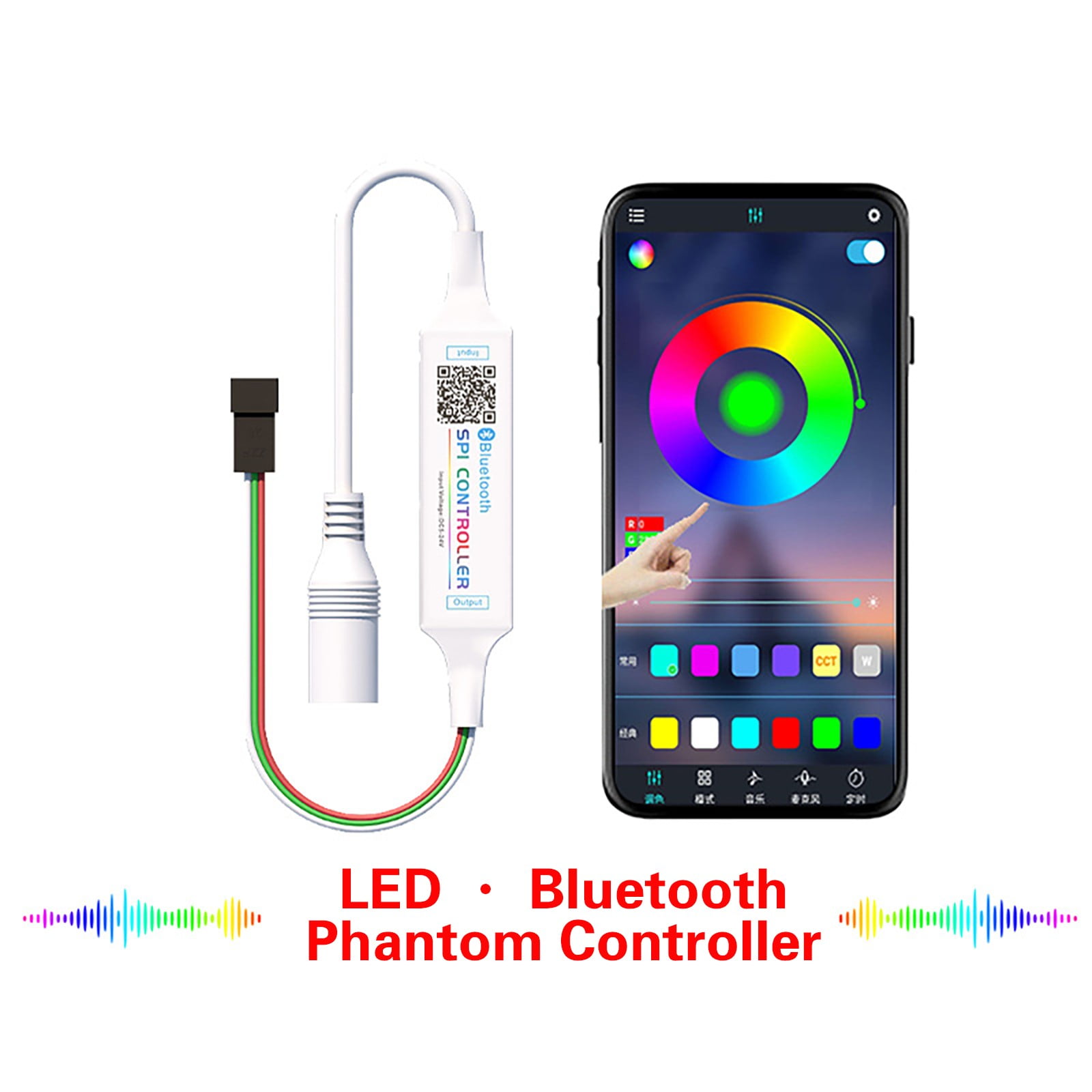 YehailoBluetooth/Wifi LED Controller&Remote For 5050 3528 RGB/RGBW LED ...