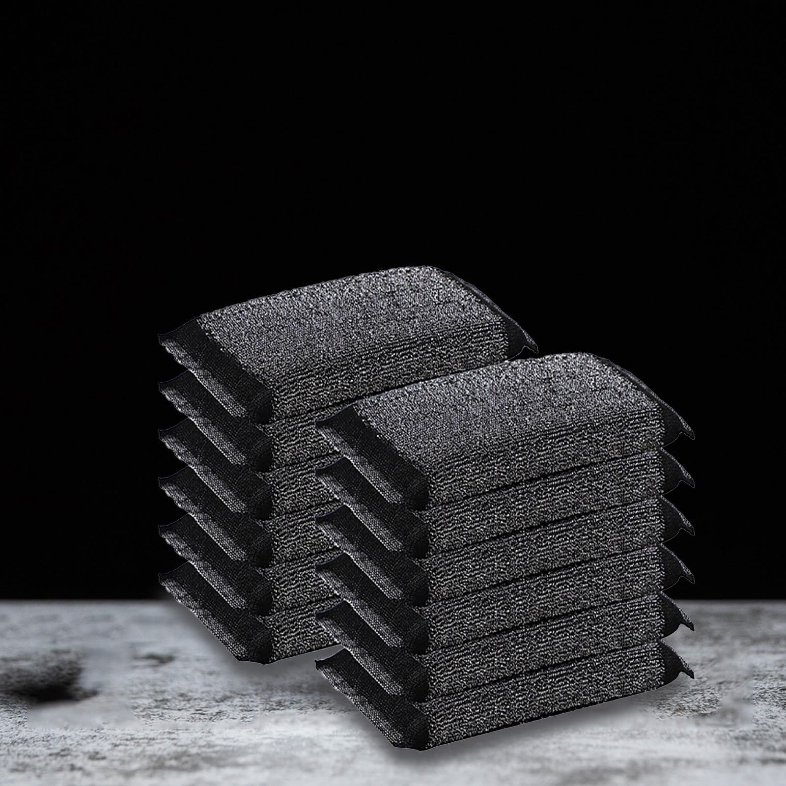 Yehg 6/12PCS Stainless Scrubbing Sponges Non Scratch Kitchen Cleaning ...