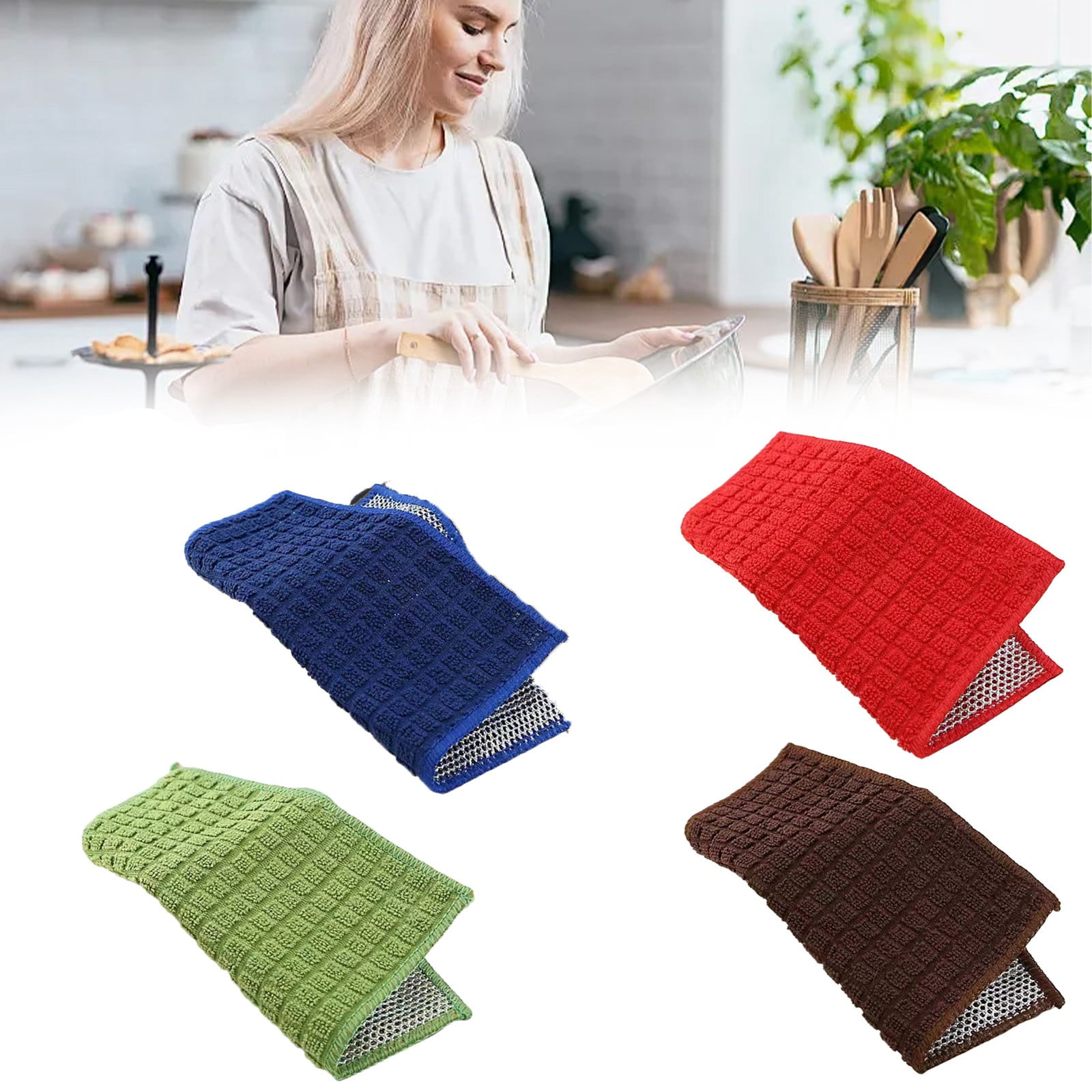 Yehg Wipes Massive Savings Polyester Silver Wire Dishwashing Rag ...